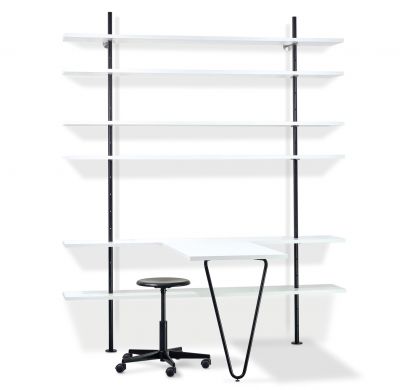 Eiermann 1 Tischgestell Richard Lampert Kreuzstreben mittig RAL Schwarz ...