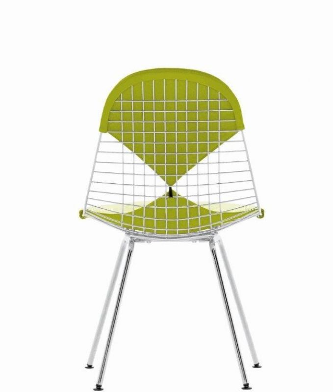 DKX-2 Wire Chair Stuhl mit Sitz und Rückenpolster Vitra | VITRA 41215700
