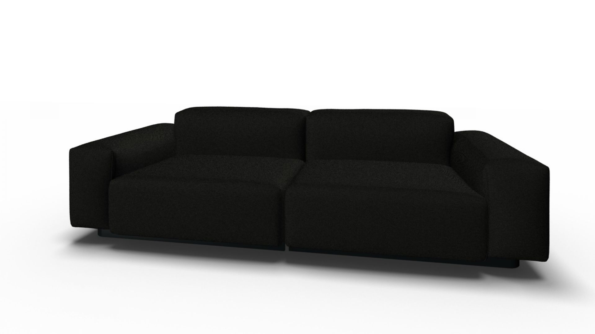 Soft Modular 2-Sitzer Sofa Vitra | Laser RE schwarz | VITRA 2104600 ...